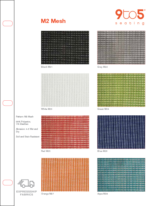 Explore All of Our Office Chair Fabrics | 9to5 Seating